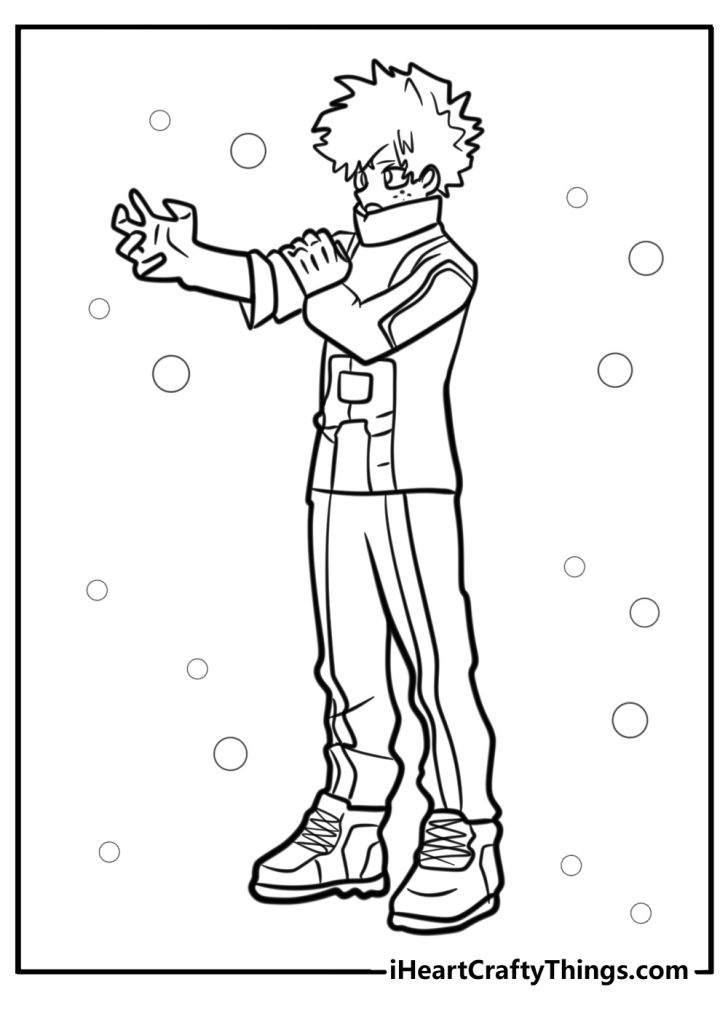 25 Deku Coloring Pages (Printable Free PDFs For Kids)