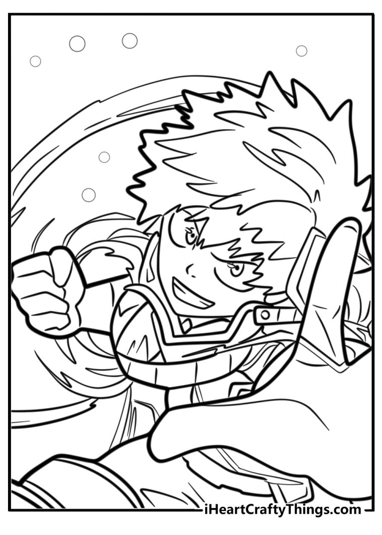 25 Deku Coloring Pages (Printable Free PDFs For Kids)