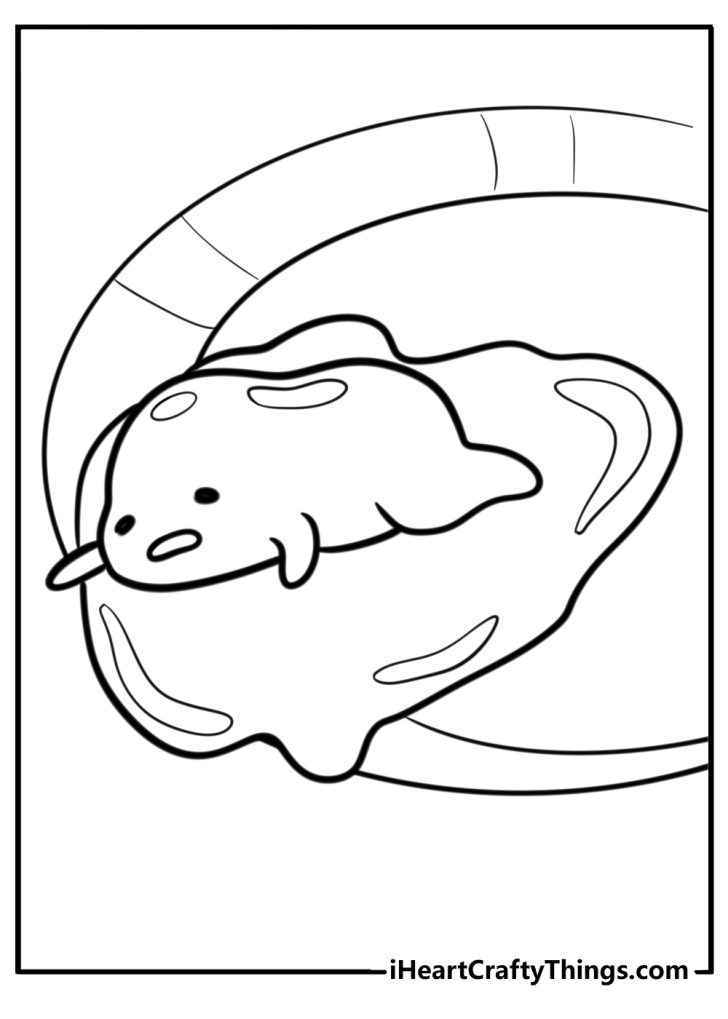 25 Gudetama Coloring Pages (100% Free To Print)