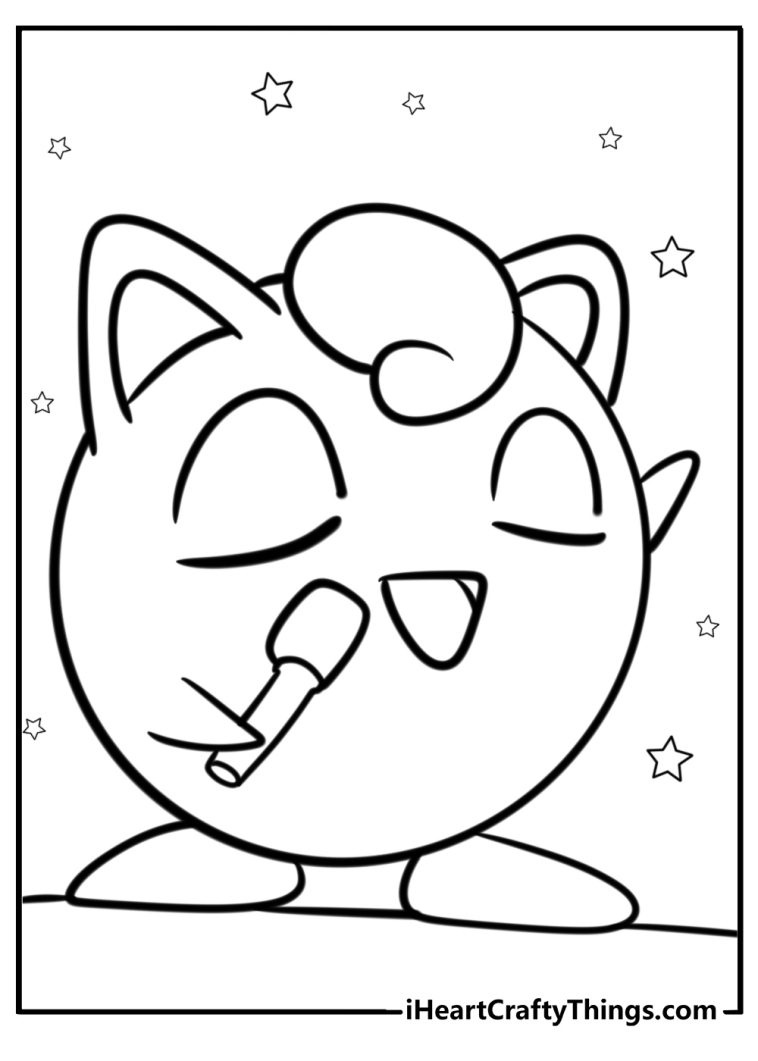 25 Jigglypuff Coloring Pages (100% Free To Print)
