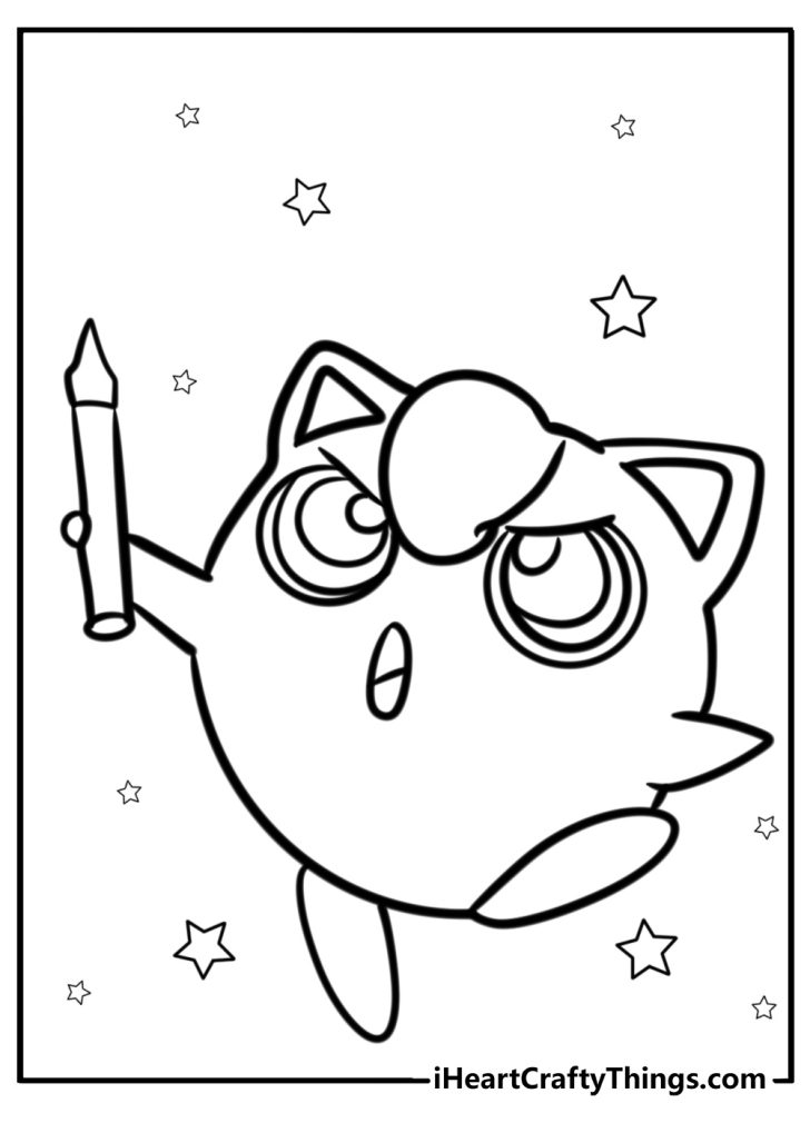 25 Jigglypuff Coloring Pages (100% Free To Print)