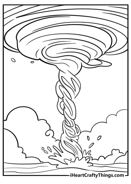 25 Tornado Coloring Pages (100% Free To Print)