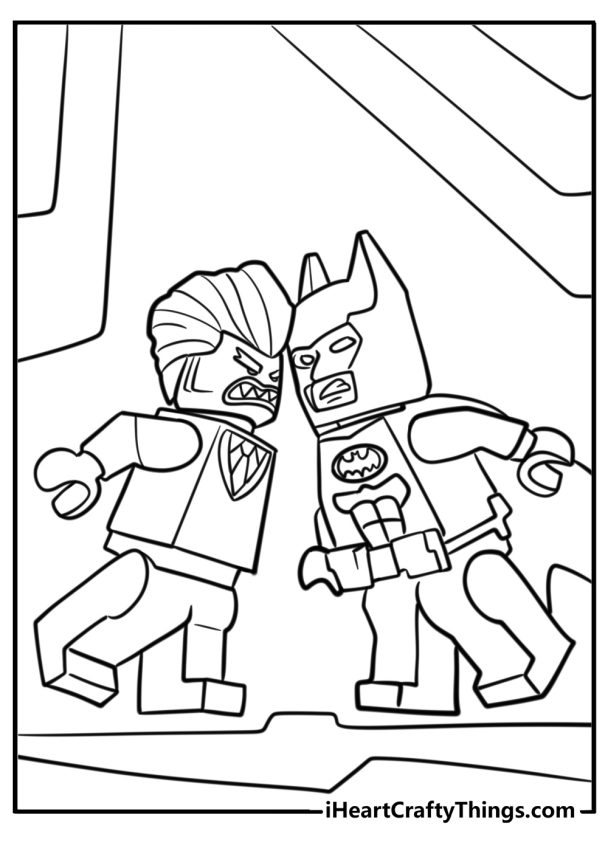 20 LEGO Batman Coloring Pages (100% Free To Print)