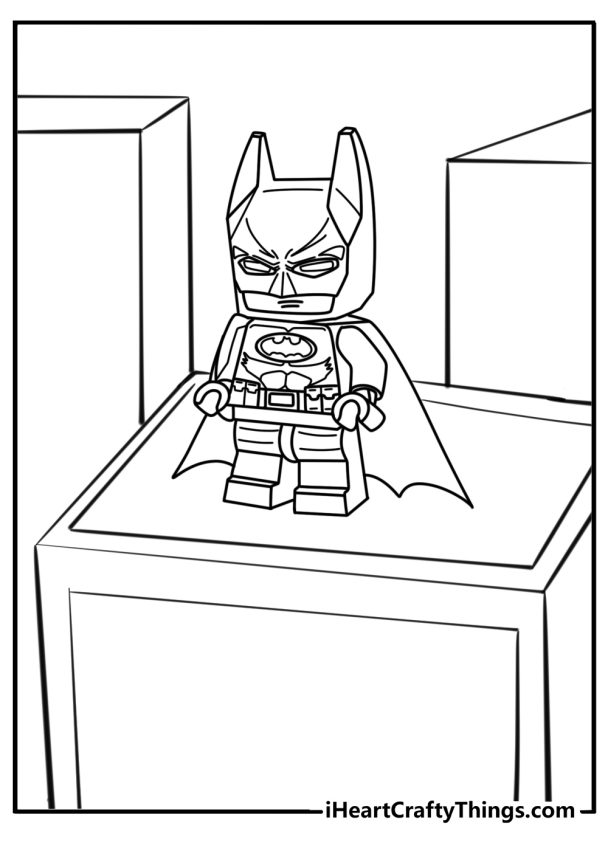 20 LEGO Batman Coloring Pages (100% Free To Print)
