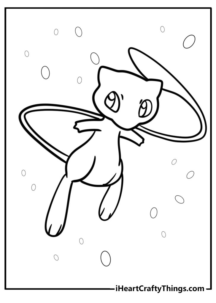 25 New Mew Coloring Pages (100% Free To Print)
