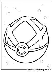 25 Poké Ball Coloring Pages (Printable Free PDF)