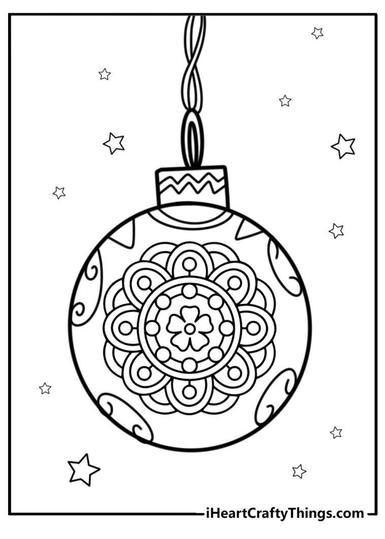 15 New Christmas Mandala Coloring Pages: Free PDF Printables