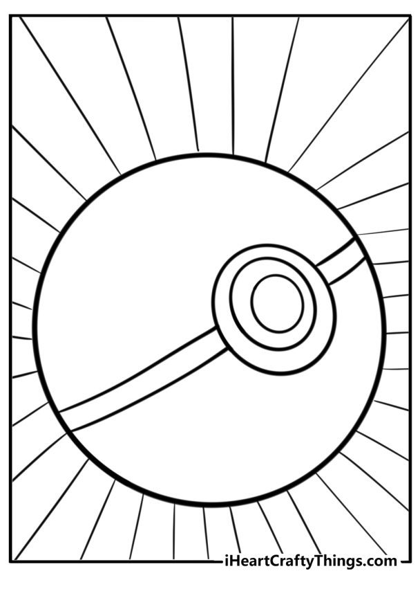 25 Poké Ball Coloring Pages (Printable Free PDF)