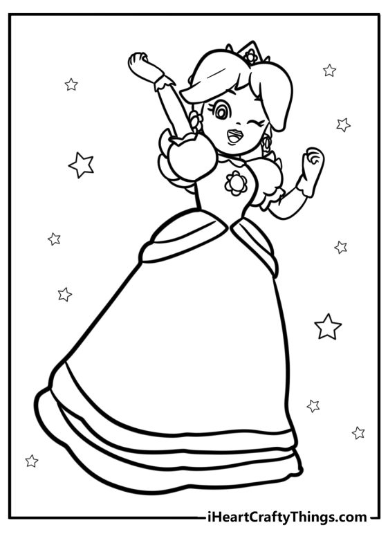 Princess Daisy Coloring Pages: 30 Free Printable PDFs