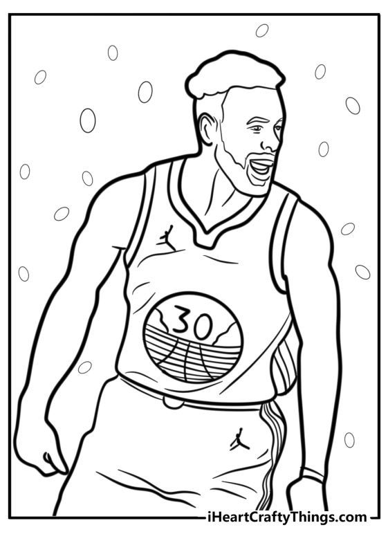 20 Steph Curry Coloring Pages (100% Free To Print)