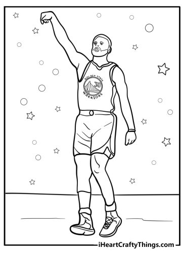 20 Steph Curry Coloring Pages (100% Free To Print)