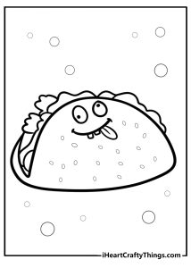 25 Taco Coloring Pages (Printable Free PDF For Kids)