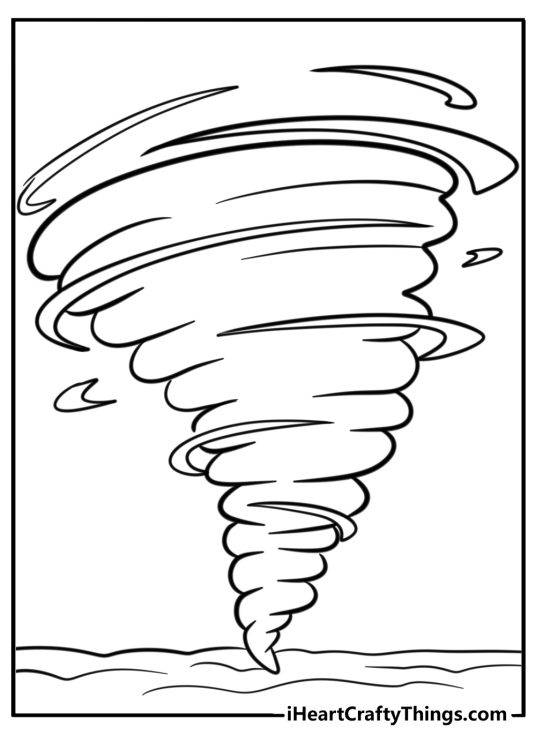 25 Tornado Coloring Pages (100% Free To Print)