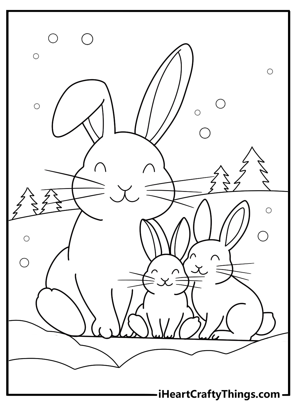 60+ Winter Coloring Pages (Printable Free PDFs For All Ages)