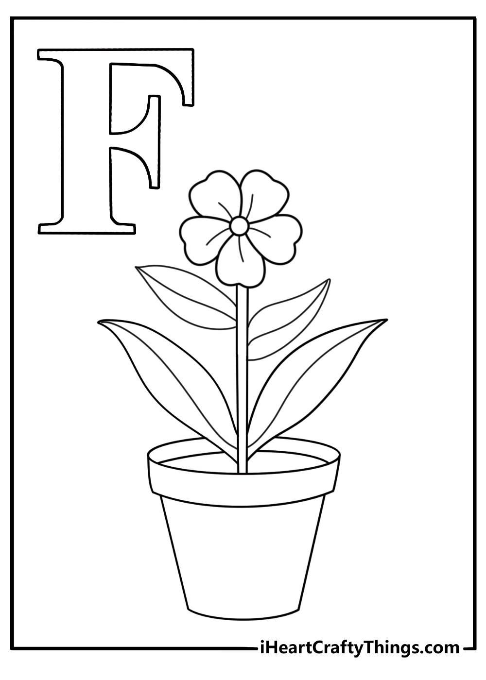 40 Free Letter F Coloring Pages (Printable PDF Designs)
