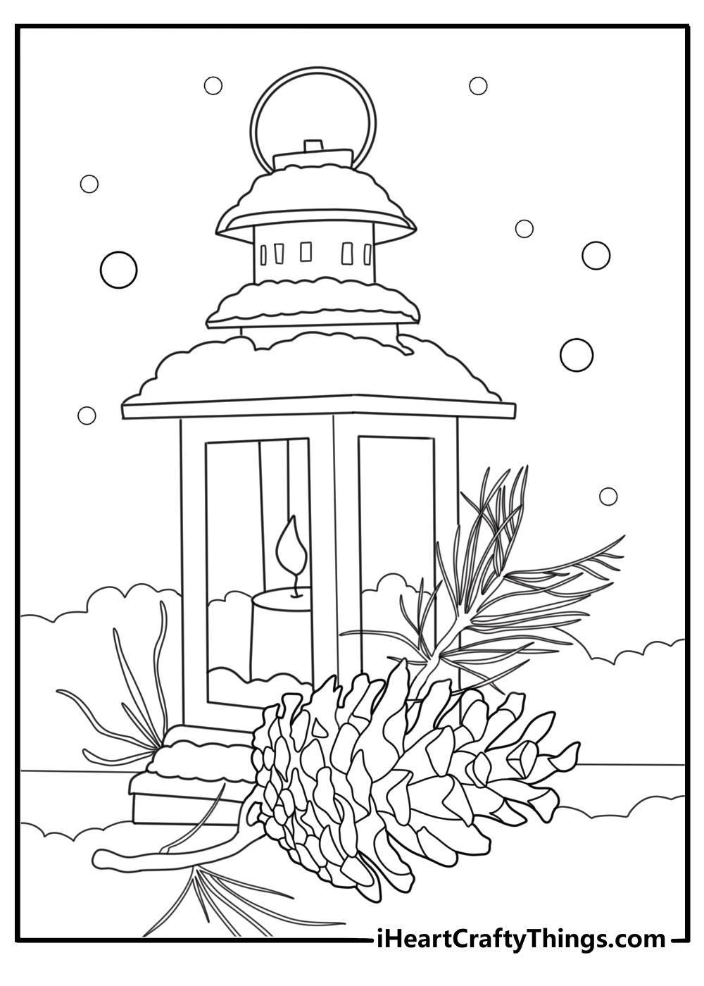 60+ Winter Coloring Pages (Printable Free PDFs For All Ages)