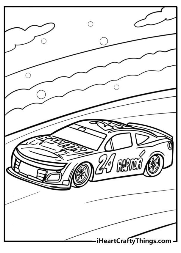 20 NASCAR Coloring Pages (100% Free To Print)