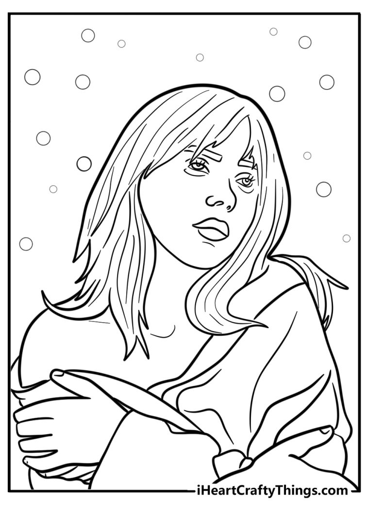 26 Billie Eilish Coloring Pages (100% Free To Print)