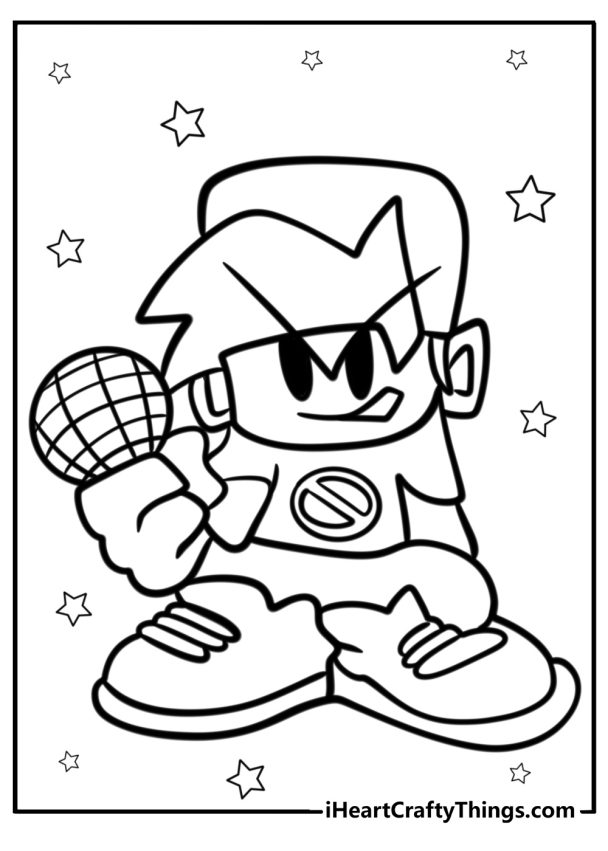 20 Friday Night Funkin’ Coloring Pages (Printable Free PDFs)
