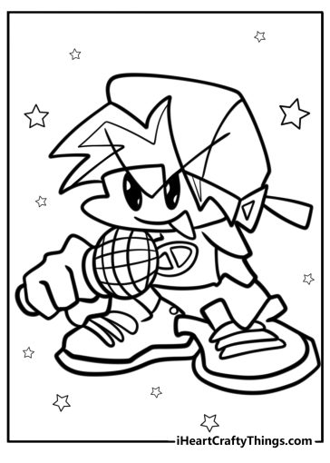 20 Friday Night Funkin’ Coloring Pages (Printable Free PDFs)