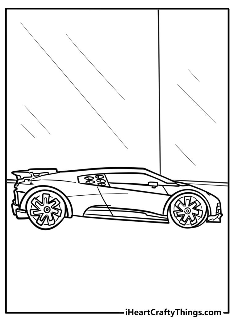 30 Bugatti Coloring Pages (Free PDF Printables)