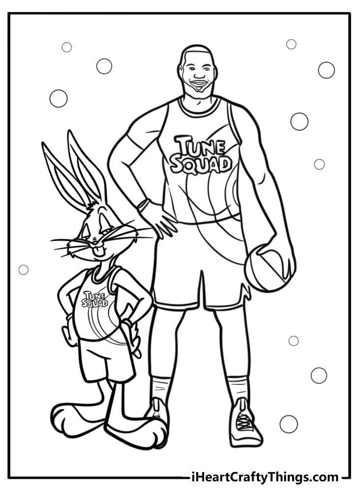 25 Space Jam Coloring Pages (100% Free To Print)