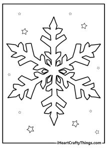 25 Snowflake Coloring Pages (Printable Free PDFs For Kids)