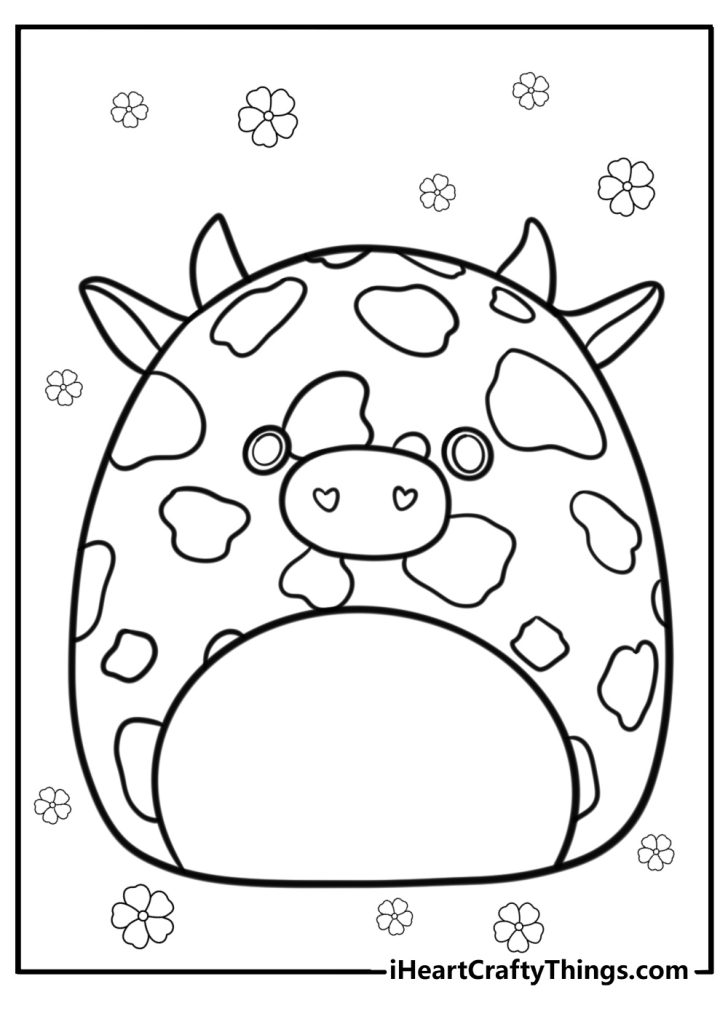 66 Squishmallow Coloring Pages (Printable Free PDFs To Color)