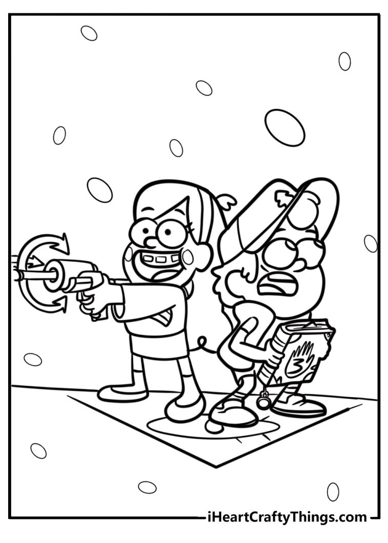 25 Gravity Falls Coloring Pages (Printable Free PDFs)