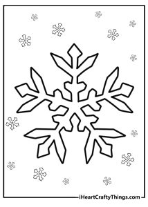 25 Snowflake Coloring Pages (Printable Free PDFs For Kids)