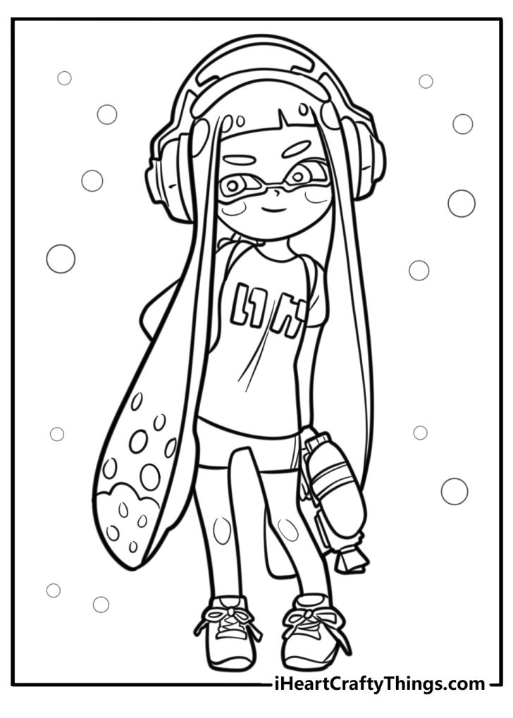 25 Splatoon Coloring Pages (Printable Free PDF For Kids)