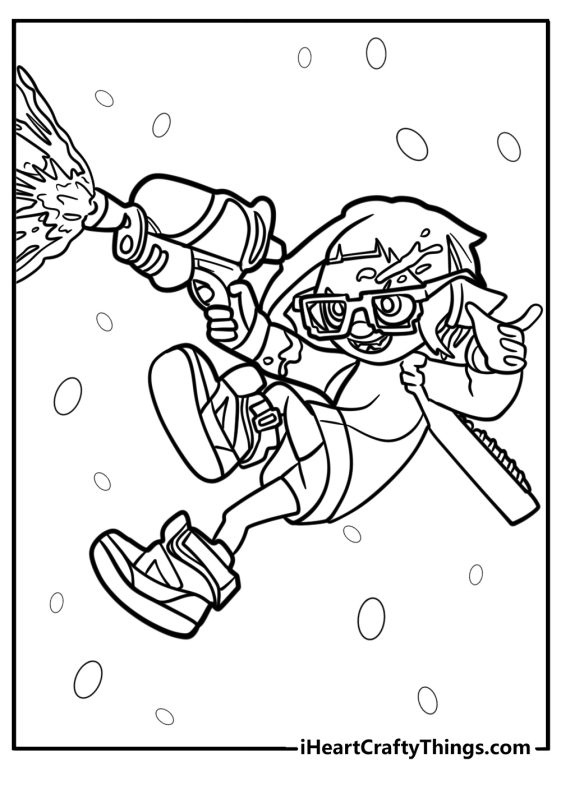 25 Splatoon Coloring Pages (Printable Free PDF For Kids)