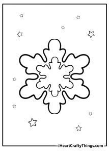 25 Snowflake Coloring Pages (Printable Free PDFs For Kids)