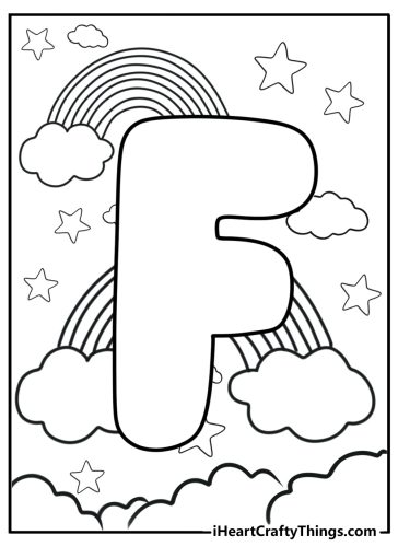 15 Letter F Coloring Pages (Printable Free PDF Designs)