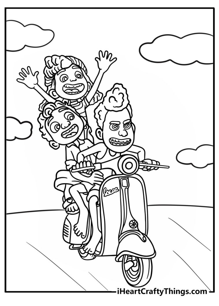 25 Luca Coloring Pages (100% Free To Print)