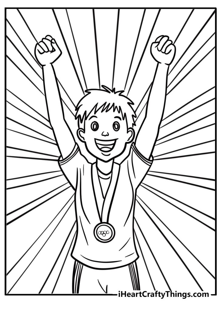 25 Olympic Coloring Pages (100% Free To Print)