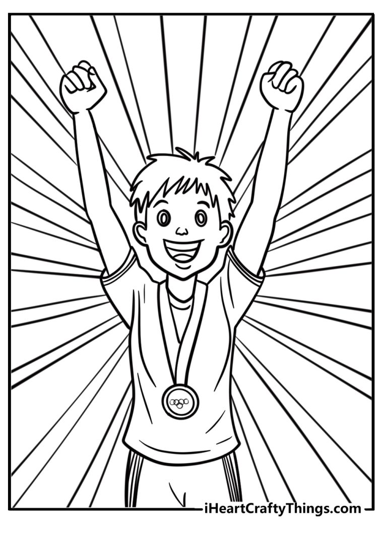 25 Olympic Coloring Pages (100% Free To Print)