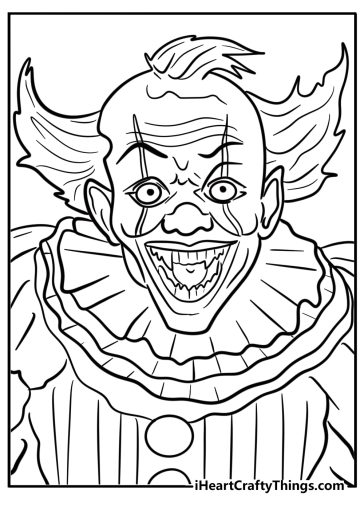 25 Pennywise Coloring Pages (100% Free To Print)