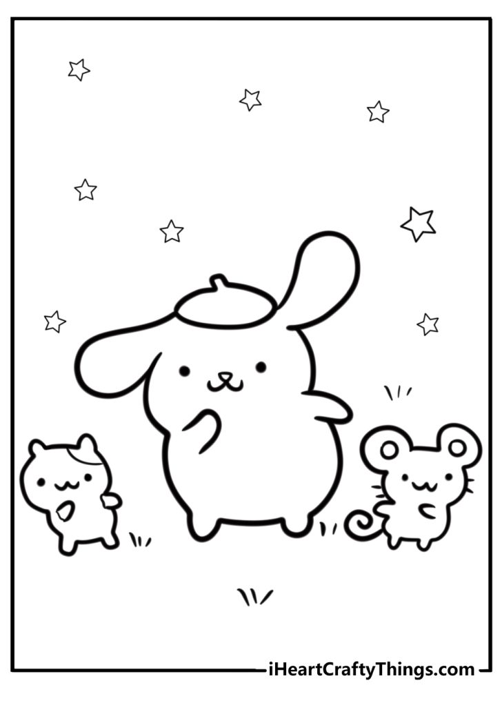25 Pompompurin Coloring Pages (100% Free To Print)