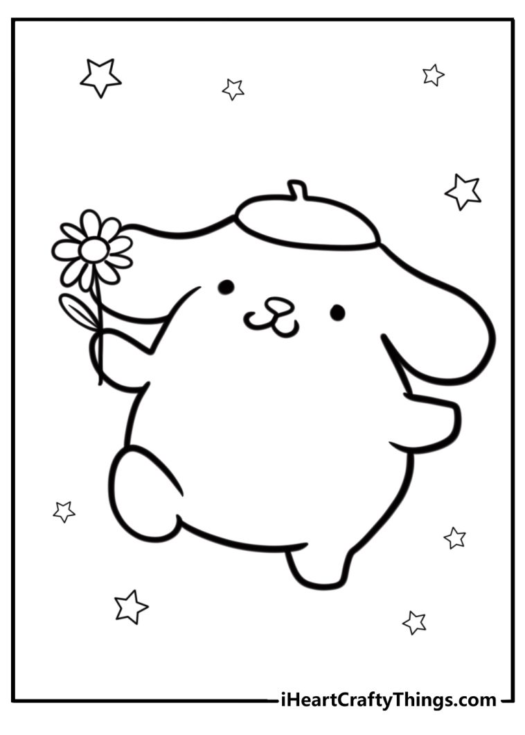 25 Pompompurin Coloring Pages (100% Free To Print)