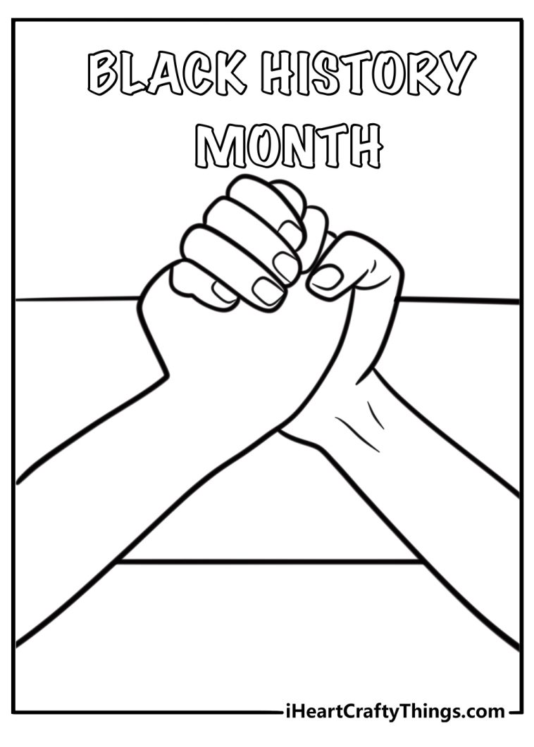 25 Black History Month Coloring Pages (100% Free To Print)