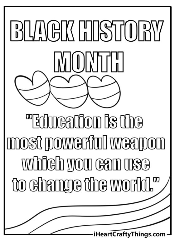 25 Black History Month Coloring Pages (100% Free To Print)