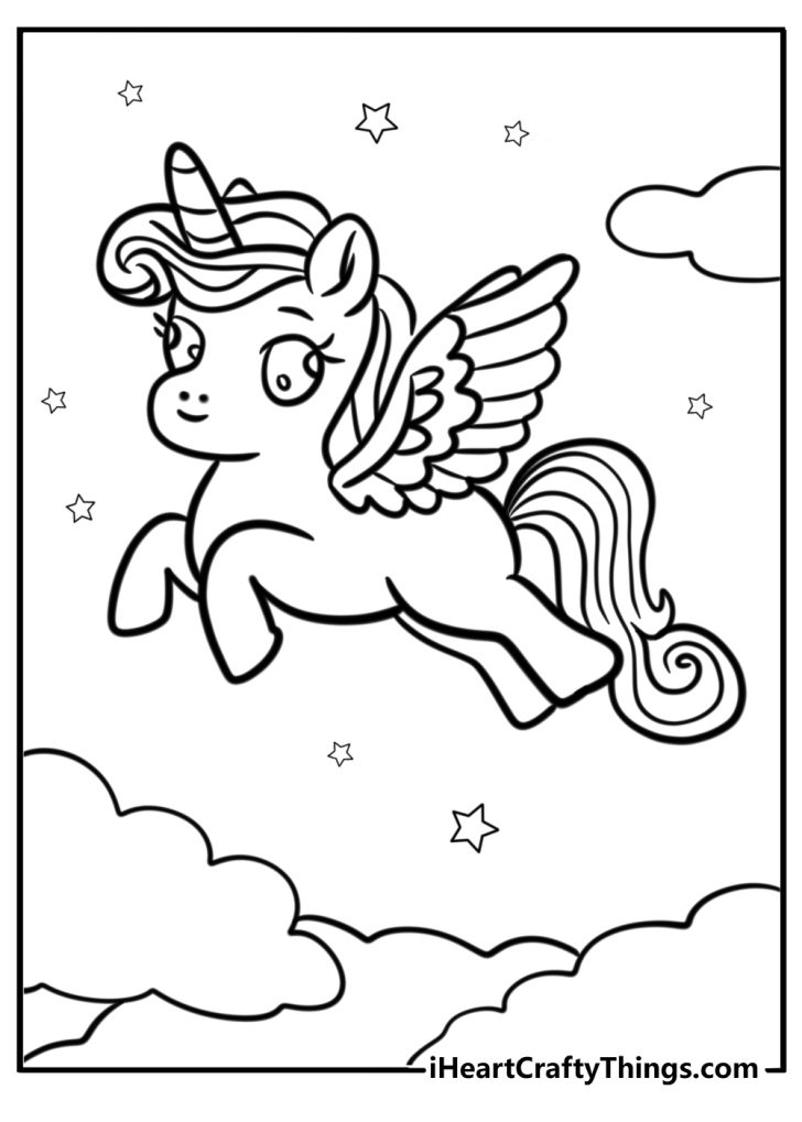 Free Alicorn Coloring Pages: 30 Easy Printable PDFs For Kids