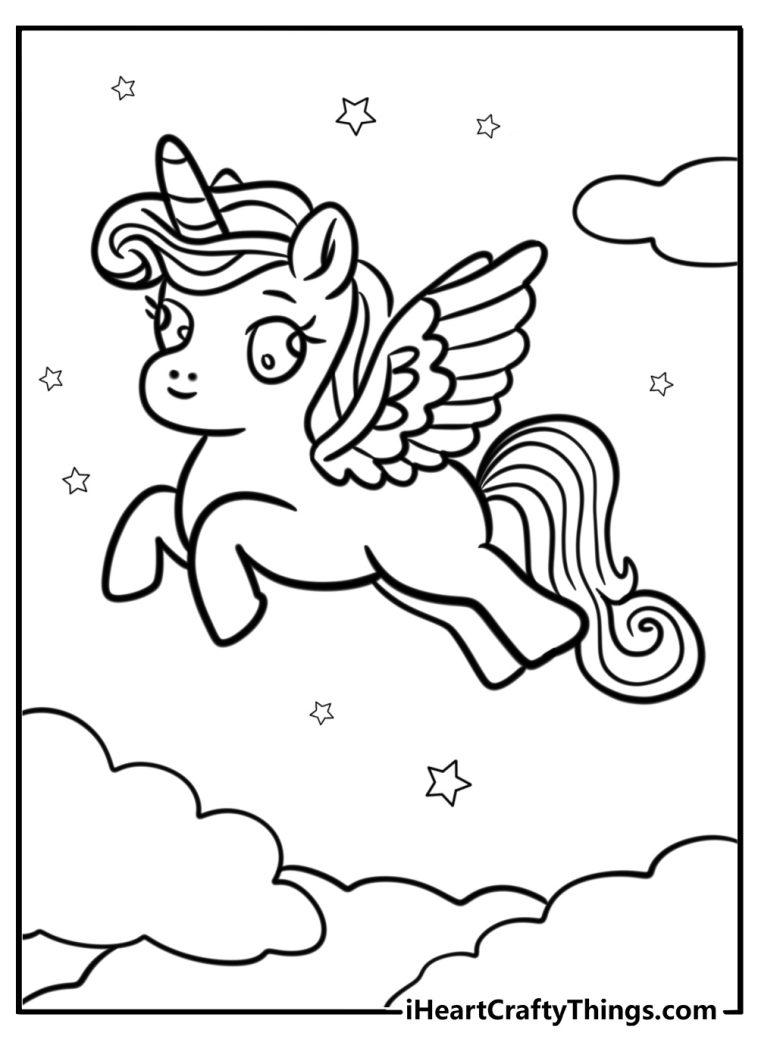 Free Alicorn Coloring Pages: 30 Easy Printable PDFs For Kids