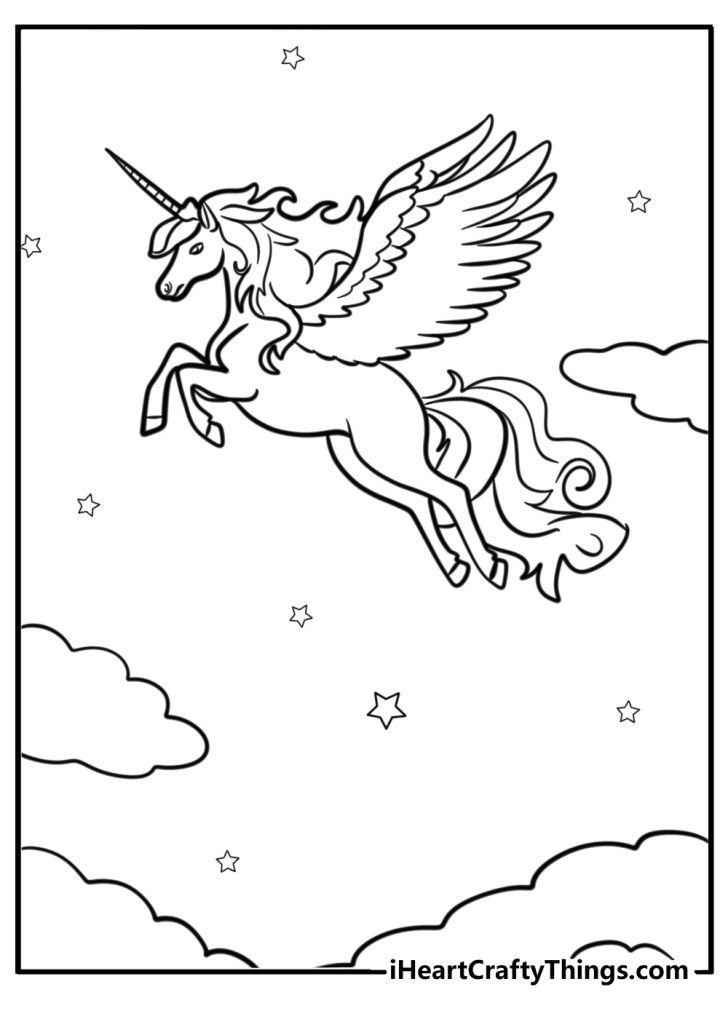 Free Alicorn Coloring Pages: 30 Easy Printable PDFs For Kids