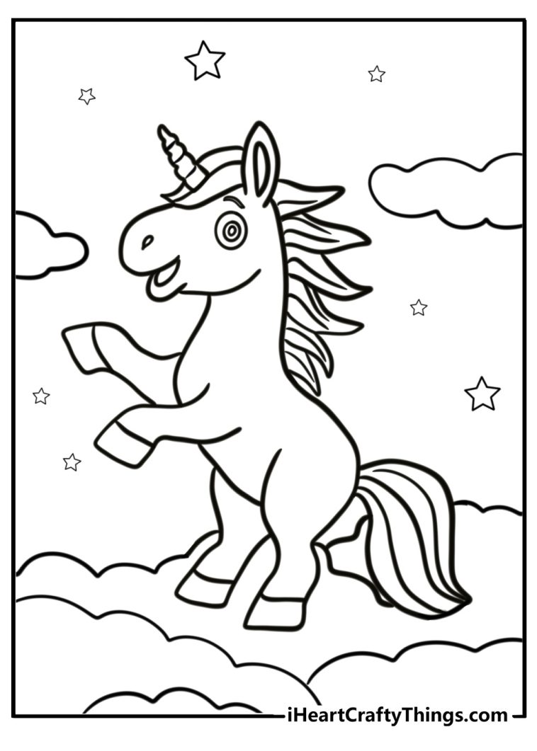 Free Alicorn Coloring Pages: 30 Easy Printable PDFs For Kids
