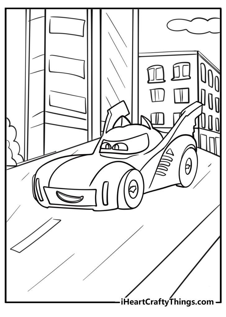 15 Batwheels Coloring Pages (100% Free To Print)