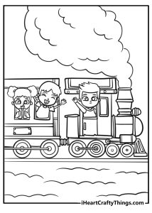 Polar Express Coloring Pages: 25 Free Printables