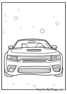 20 Dodge Challenger Hellcat Coloring Pages (Free PDF Printables)