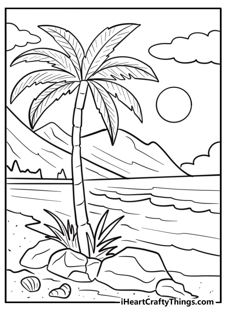 36 Tree Coloring Pages (100% Free To Print)